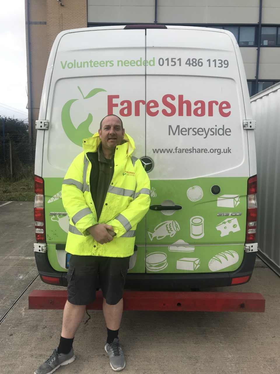 Catching up with Gary at FareShare Merseyside - FareShare