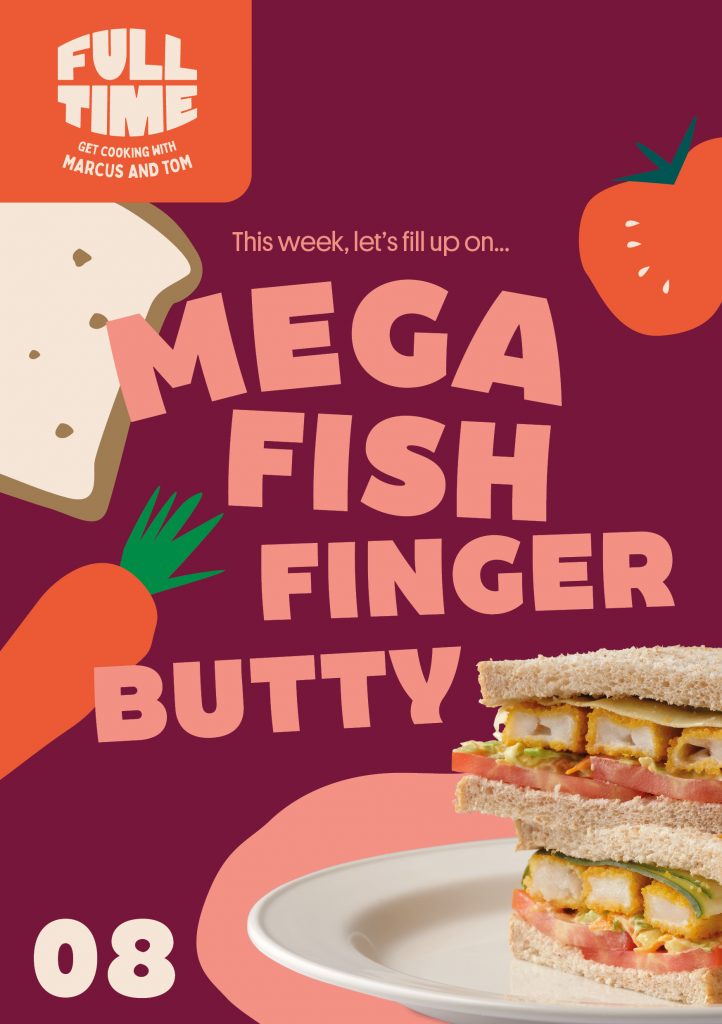 Full Time Meals: Mega Fish Finger Butty - FareShare
