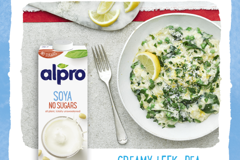 Surplus Supper: Veggie topped macaroni cheese from Alpro - FareShare