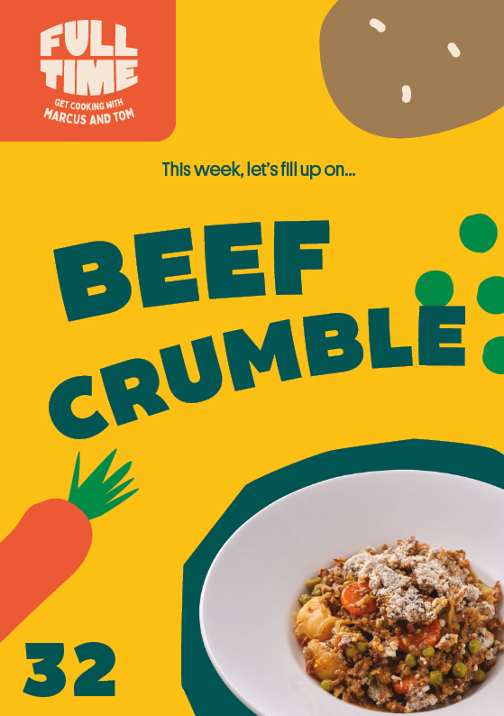 Full Time Meals: Beef Crumble - FareShare