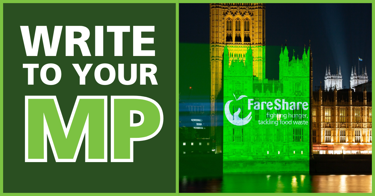 Write To Your MP - FareShare’s Parliamentary Supporters Scheme - FareShare