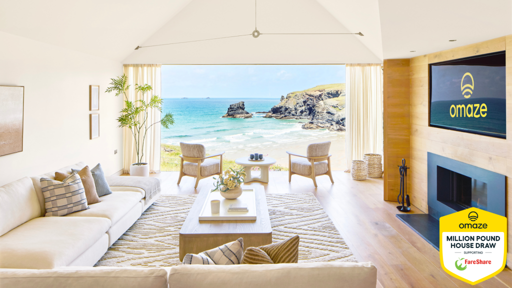 The Omaze Million Pound House Draw, Cornwall - FareShare